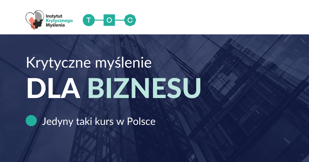 Krytyczne myślenie dla biznesu
