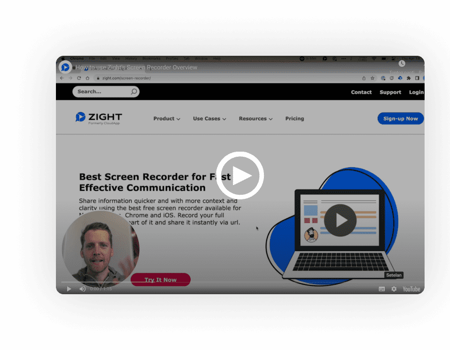 Zight - Top Rated Screen Recorder for Mac, Windows, Chrome and iOS.