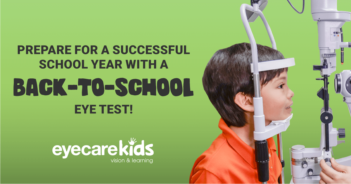 Back to School Eye Test for Successful School Year | Eyecare Kids