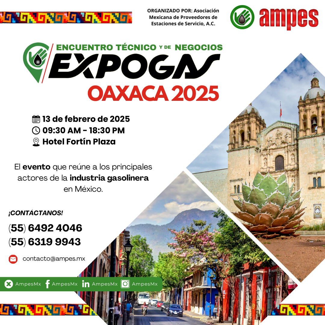 Evento Expogas Oaxaca 2025 - Asociación Mexicana de Proveedores de Estaciones de Servicio