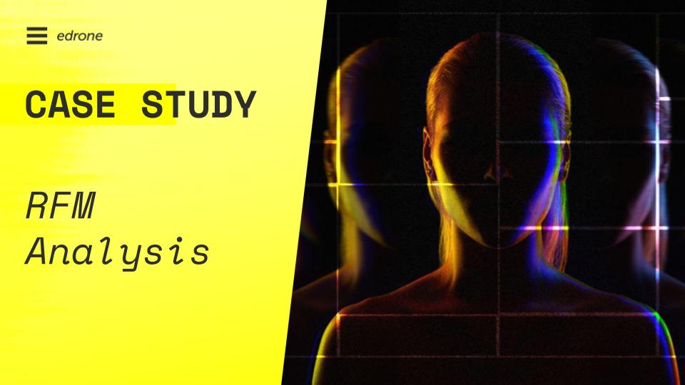 Case Study – RFM Analysis in edrone