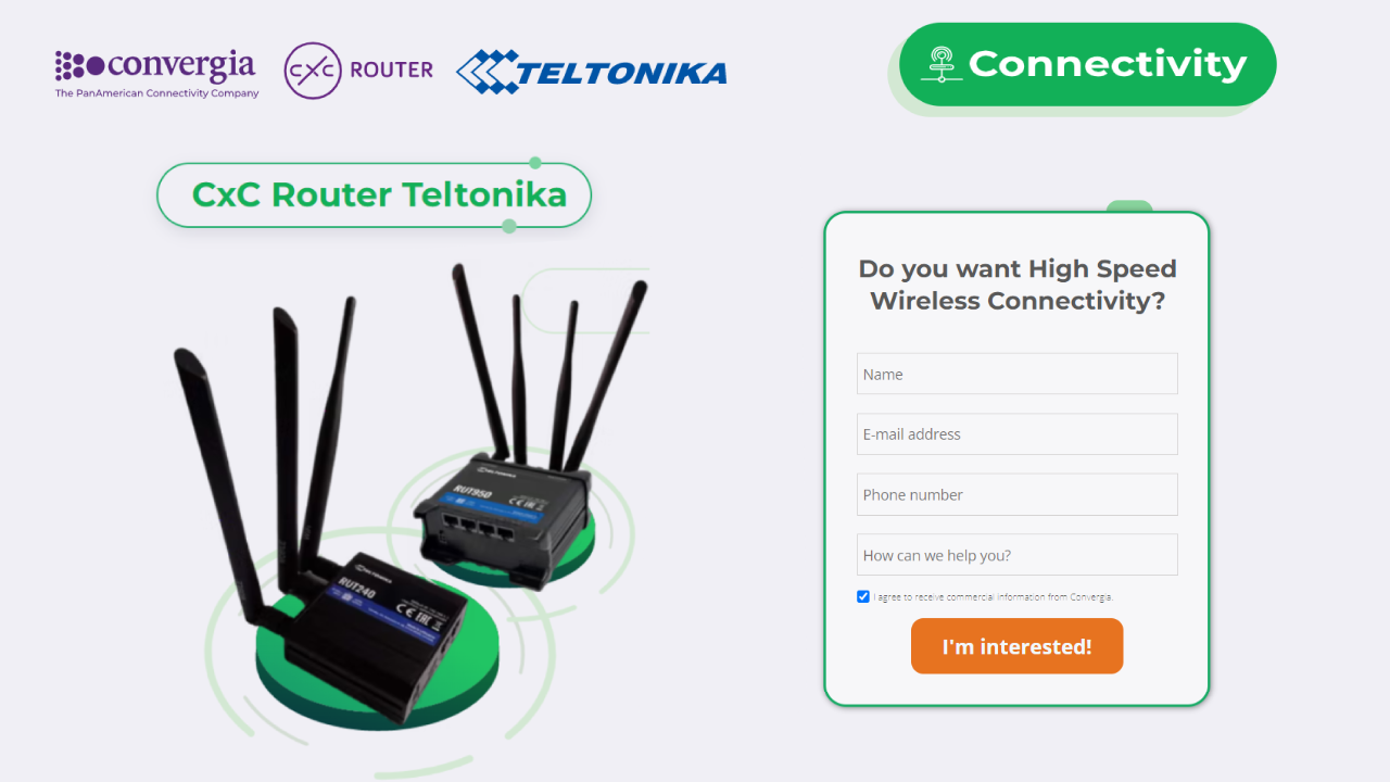 Connectivity - CxC Router Teltonika