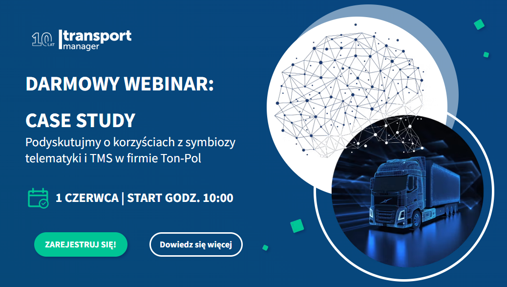 Webinar: CASE STUDY -Symbioza telematyki i TMS w firmie Ton-Pol