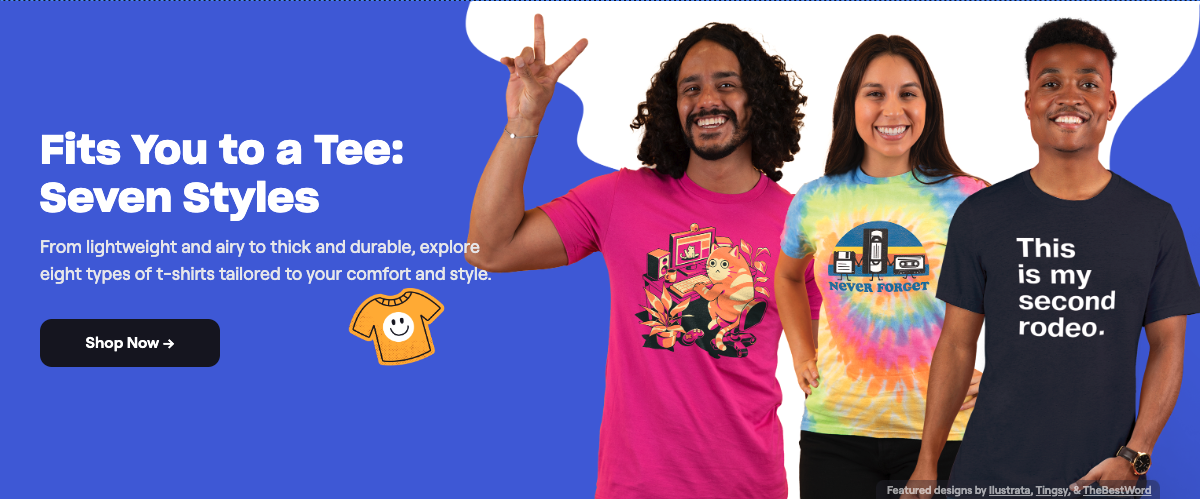 How To Pick Your Tee Style | TeePublic