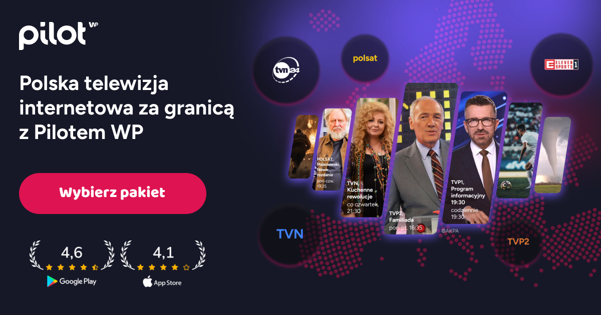 Polska telewizja internetowa za granicą, tv online - Pilot WP