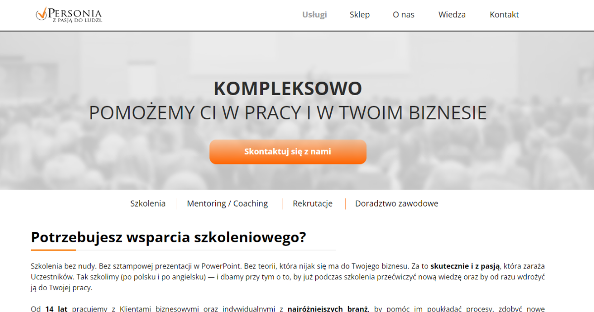 Personia | Nasze usługi