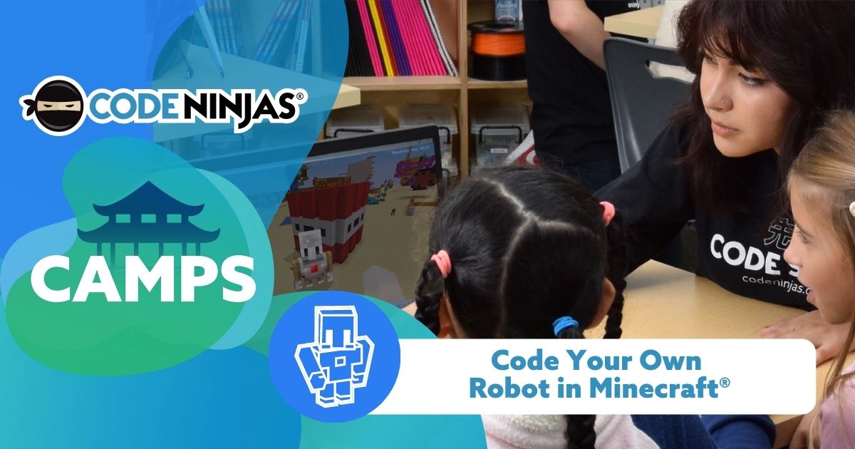 Code Ninjas Camps 2022 | Code Your Own Robot in Minecraft®