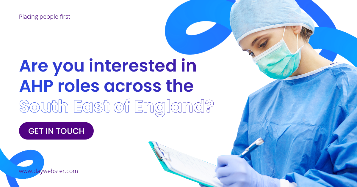 We have AHP roles throughout the South East of England!