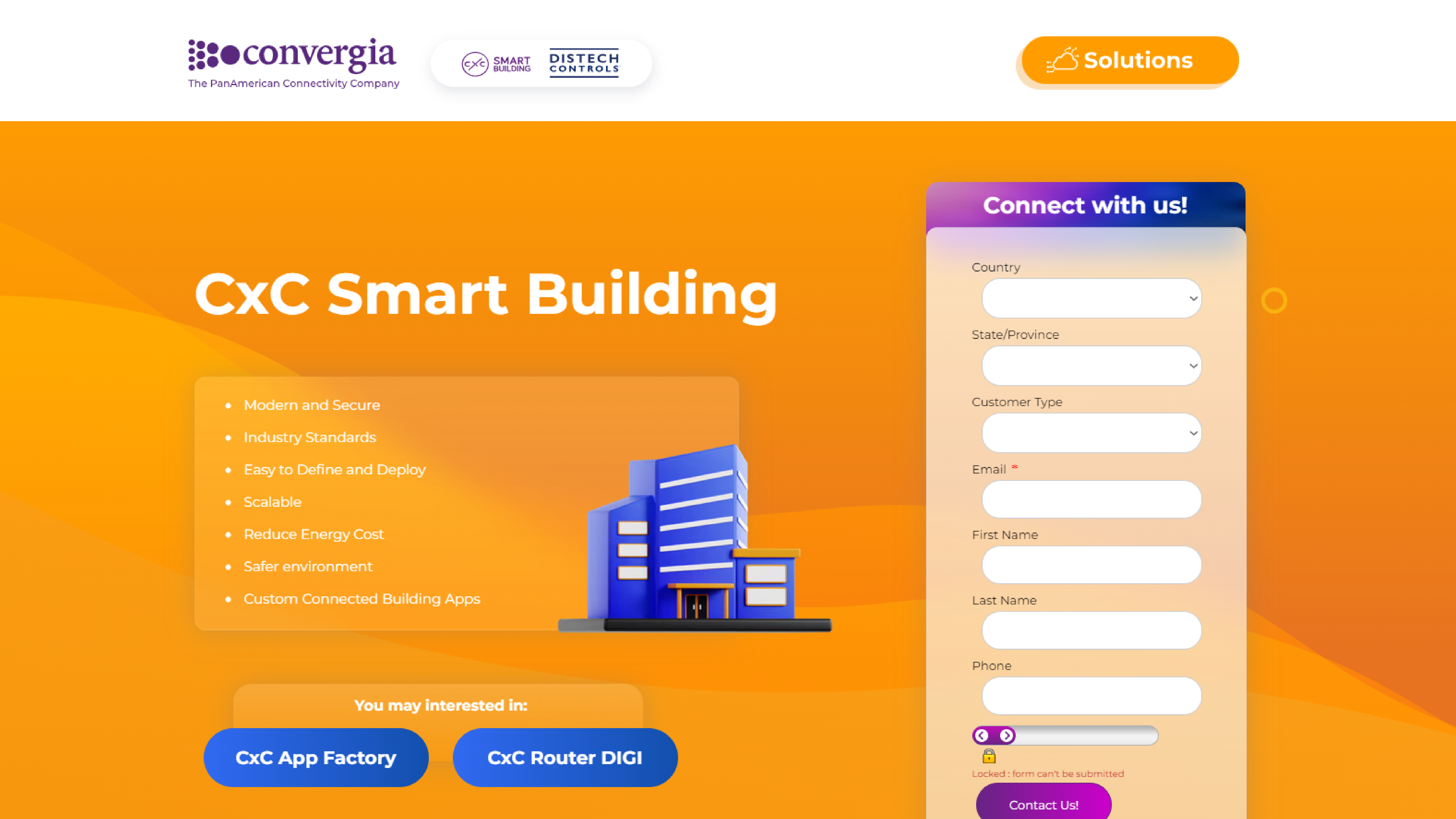 Convergia Solutions PPP | CxC Smart Building