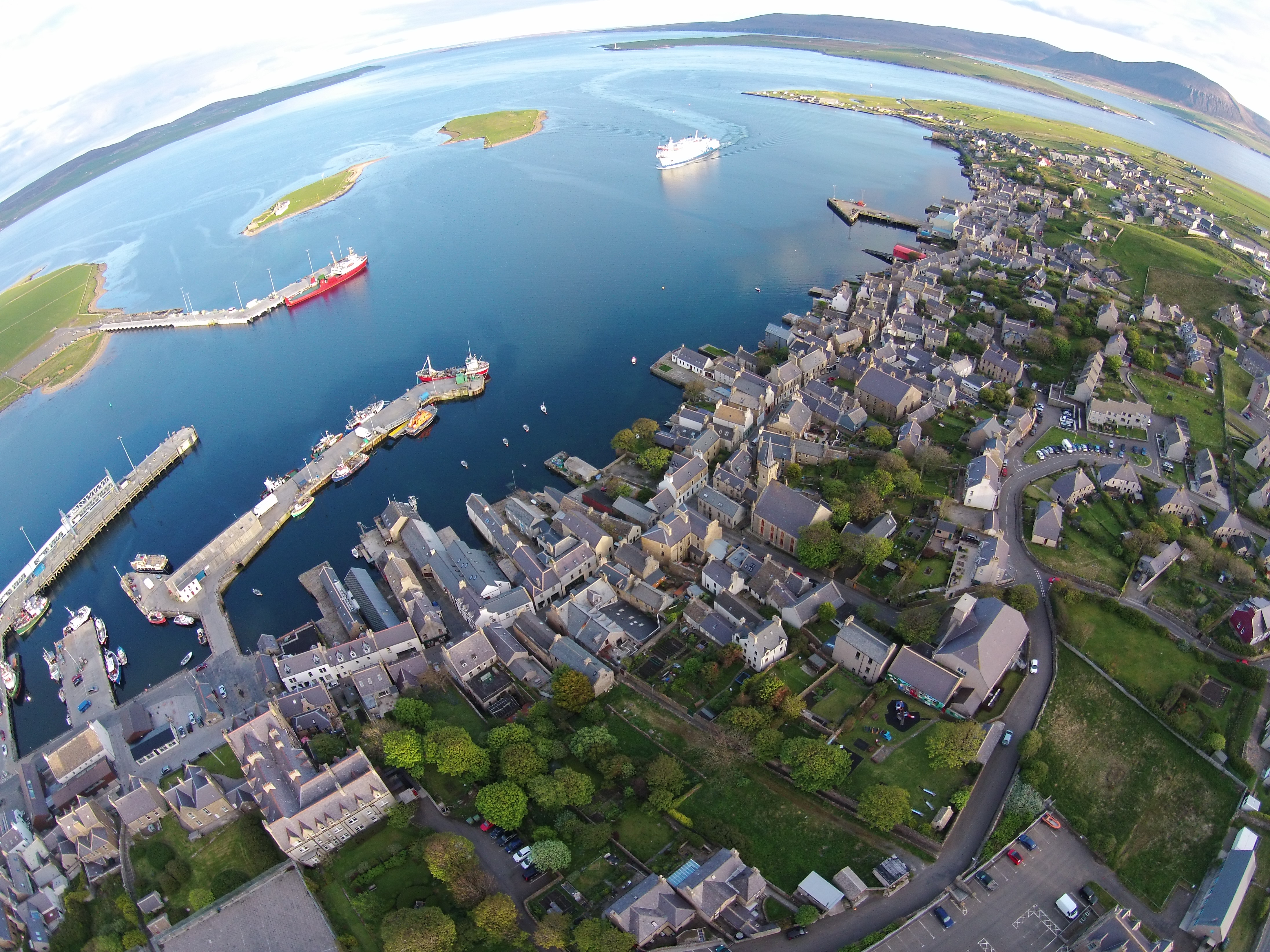 Orkney Image Library - Stromness from the air