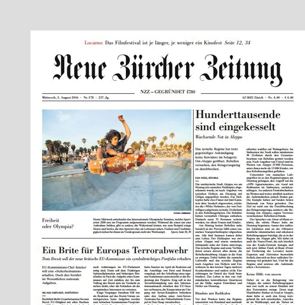 Neue Zürcher Zeitung » NZZ Media Solutions