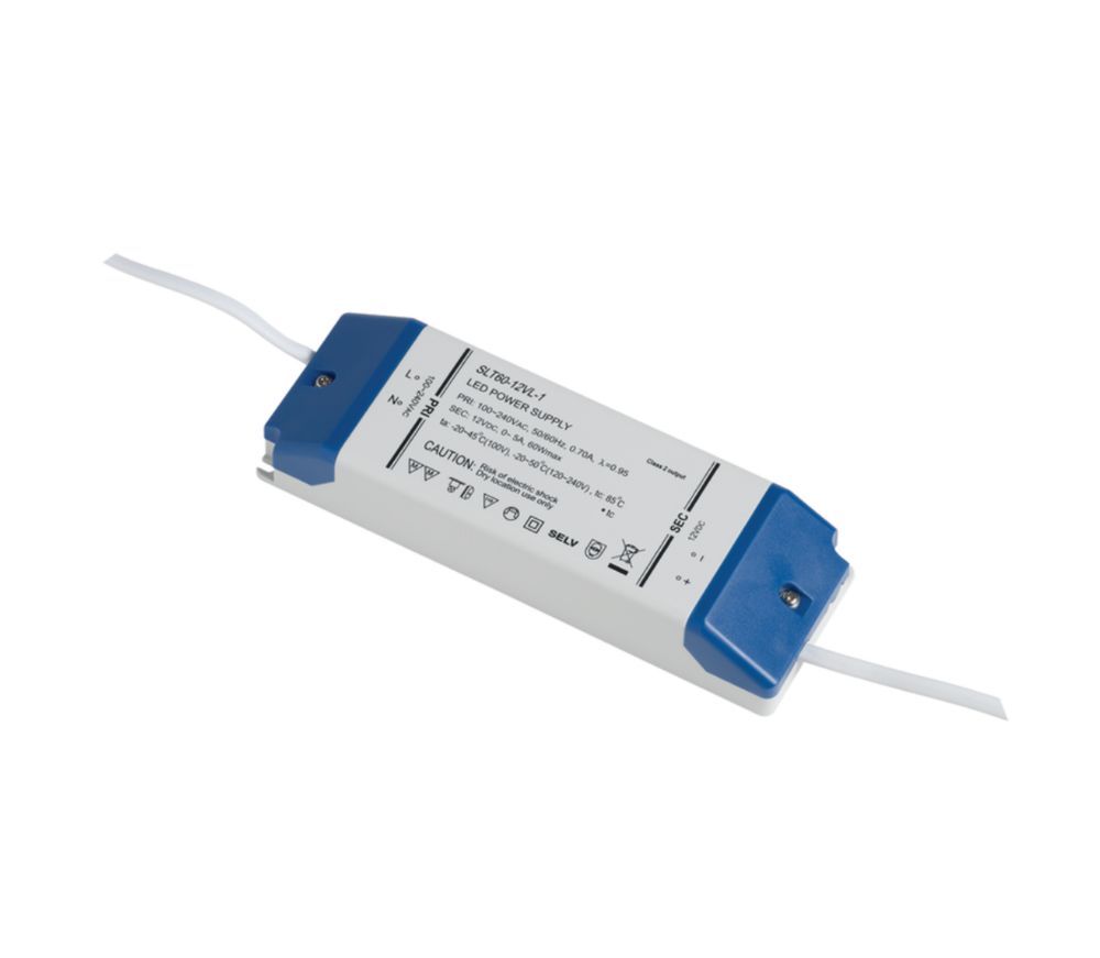 60 Watt 12V LED Driver With 6 Way Port