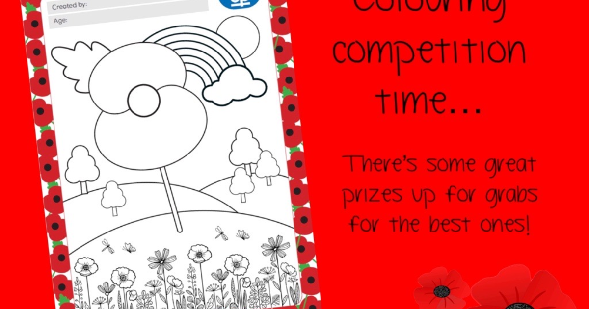 Poppy colouring competition