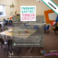 Tue 07-Oct-2025 - 10:00 - Toddlers Group Baptist church- Farnham ...