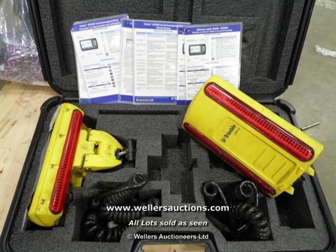 *PALLET OF MIXED TOOLS INC CASED TRIMBLE LR410 SPECTRA GRADE CONTROL ...