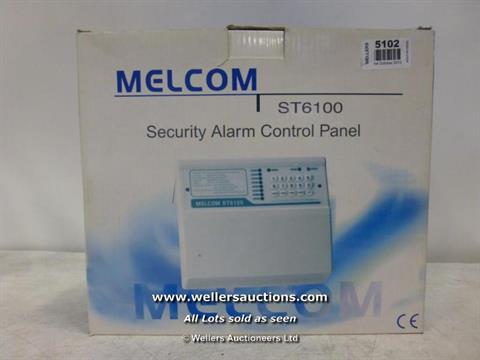 *1 x melcom st6100 security alarm control panel