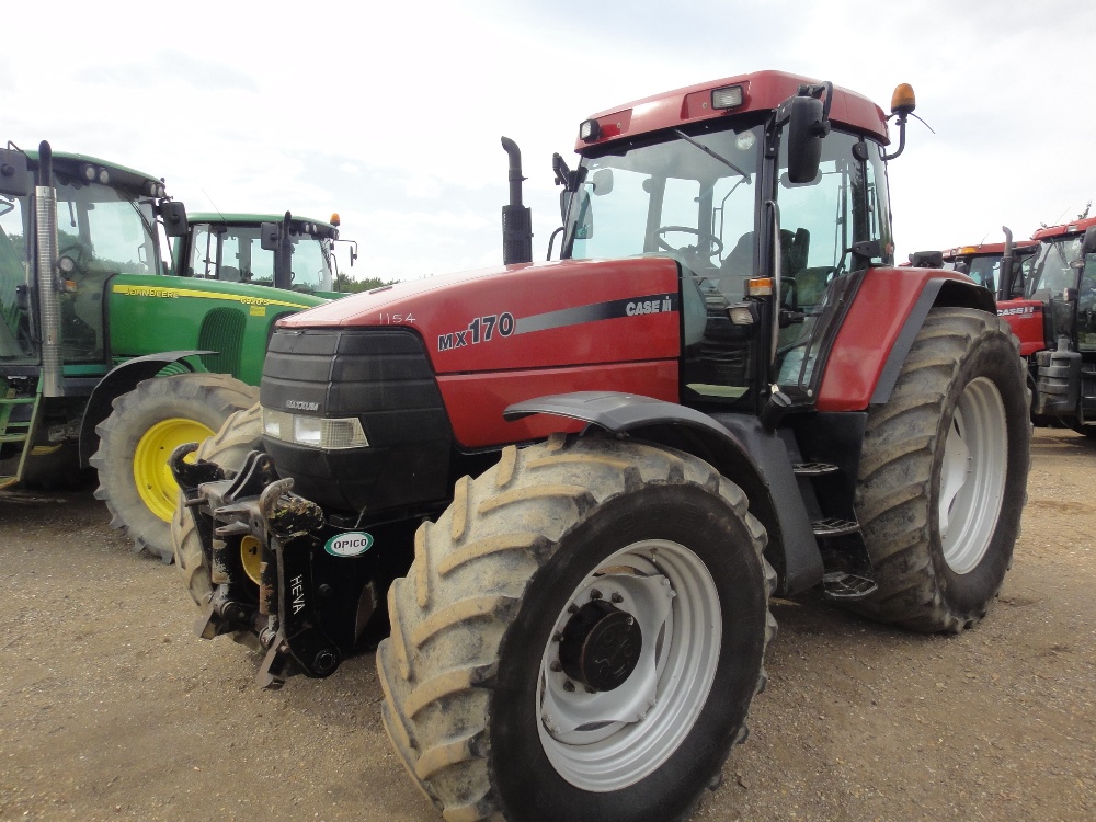 CASE INTERNATIONAL MX 170 4WD TRACTOR With Front Links and PTO, V5 will ...