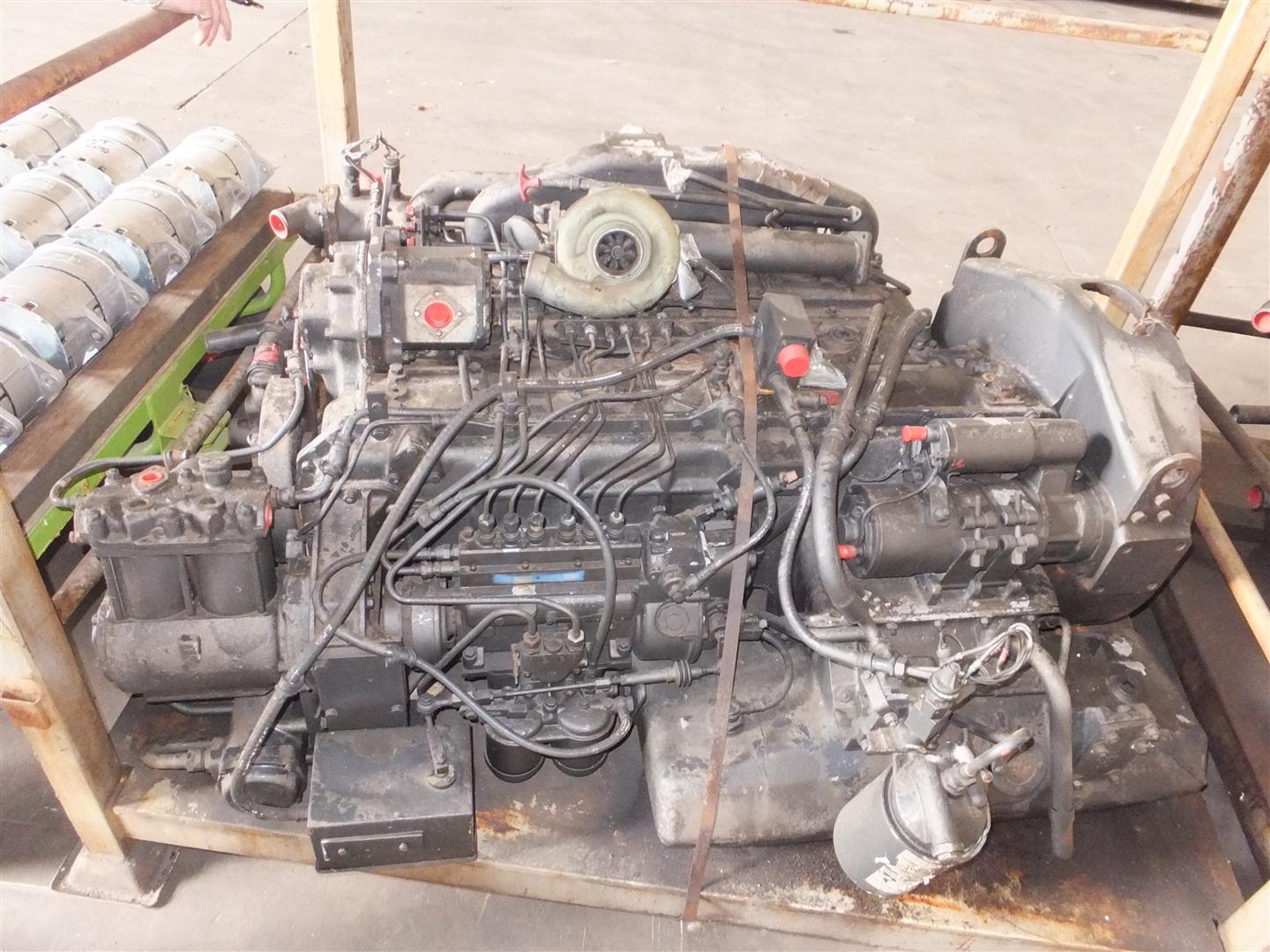 Leyland TL11 6 cylinder turbo horizontal diesel engine, reconditioned ...