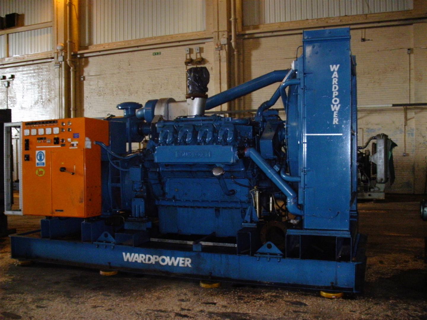 Rolls-Royce DV8 V8 diesel generator, 562kva 3 phase 50hz @ 1500rpm ...