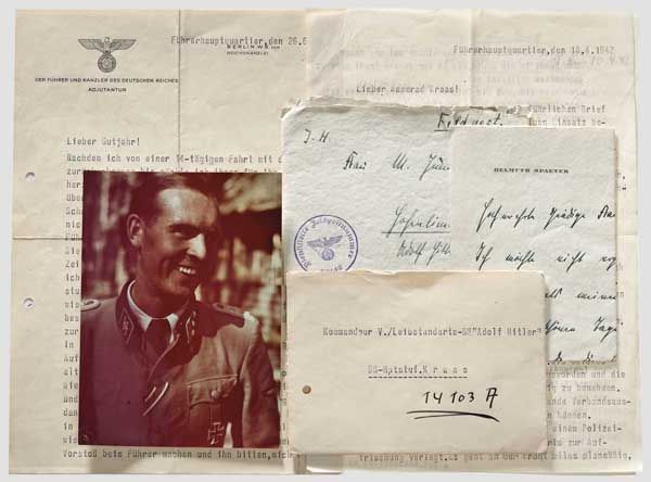 Richard Schulze-Kossens - Korrespondenz (u. a. mit Hugo Kraas) während ...