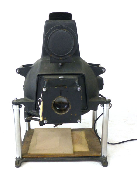 An Aldis epidiascope projector with 18.5 inch focus serial 196087 ...