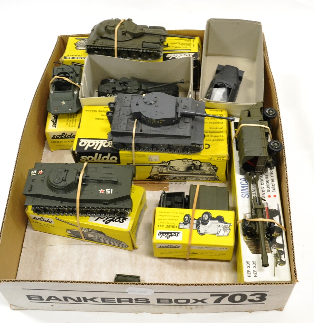 Solido Military 209 Char AMX 30, Combat Car M20, 222 Tiger Tank, 207 ...