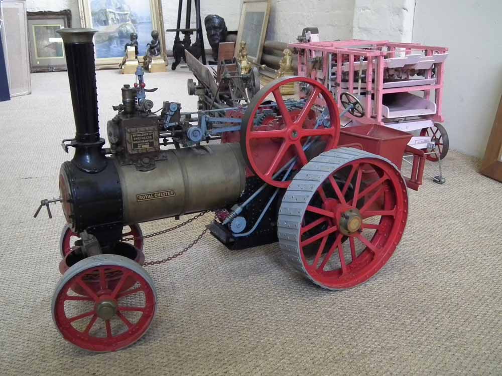 Live Steam traction engine `Allchin Royal Chester` with Ransome ...