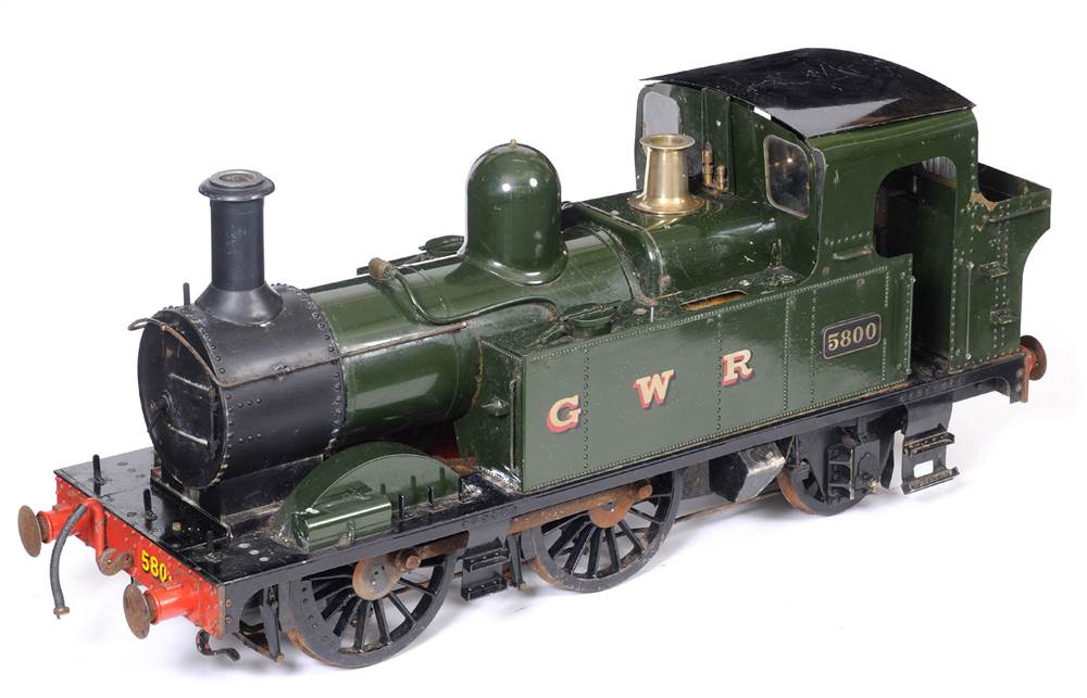 A 7 1/4 INCH GAUGE GREAT WESTERN RAILWAY CLASS 14XX 0-4-2 TANK ...