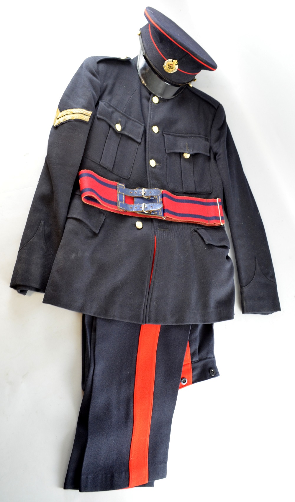 Royal Engineers, two battle dress uniforms with sleeve badges 1949 ...