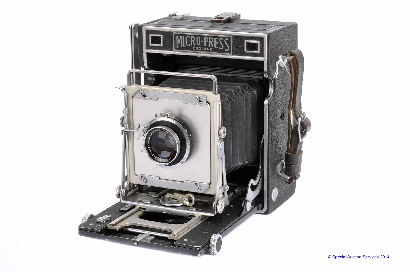 A MPP Micro-Press Camera, with Schneider Xenar f/4.7 135mm lens, body ...