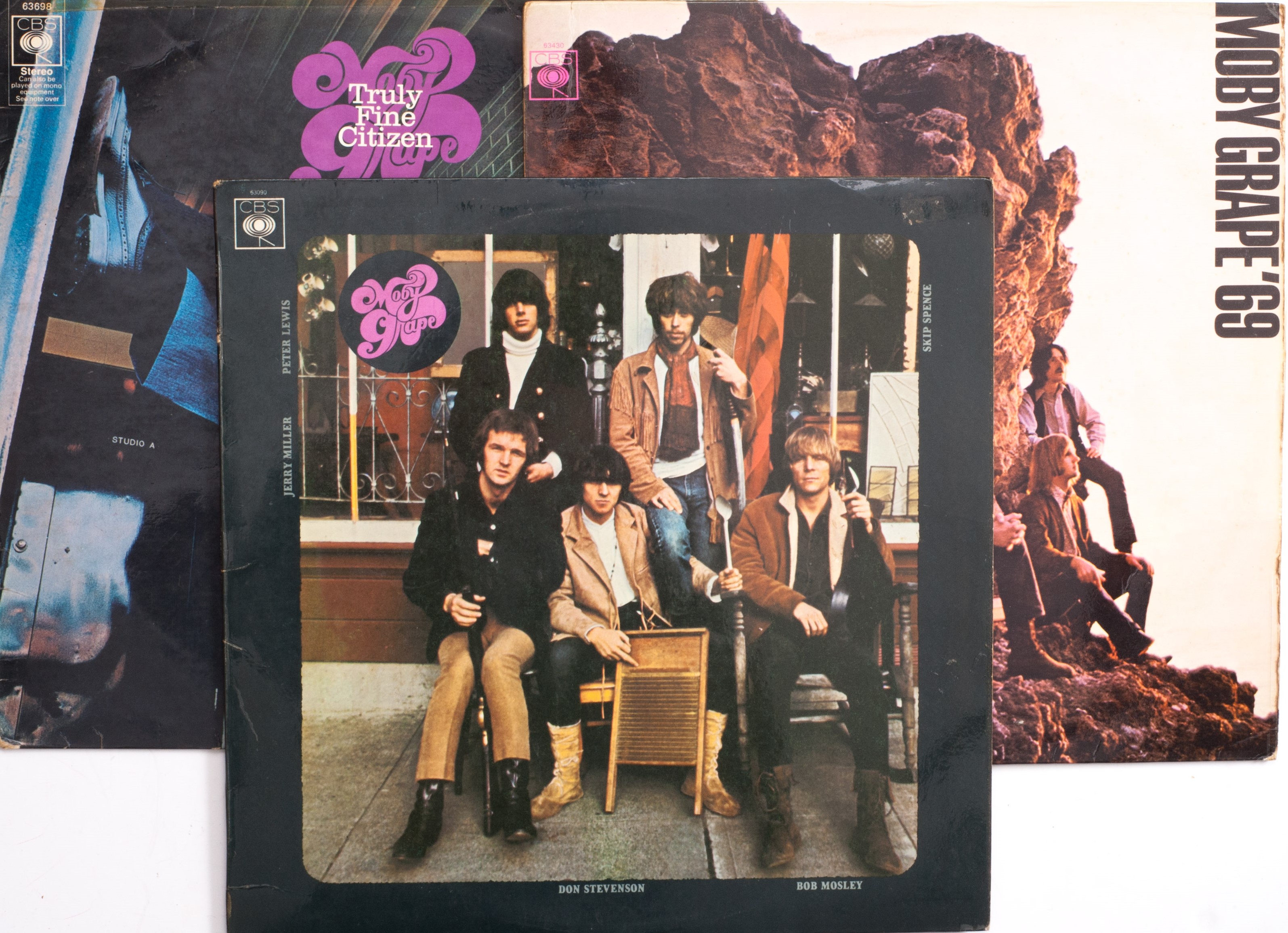 Moby Grape: three albums Wow, Moby Grape and Moby Grape 69, various ...