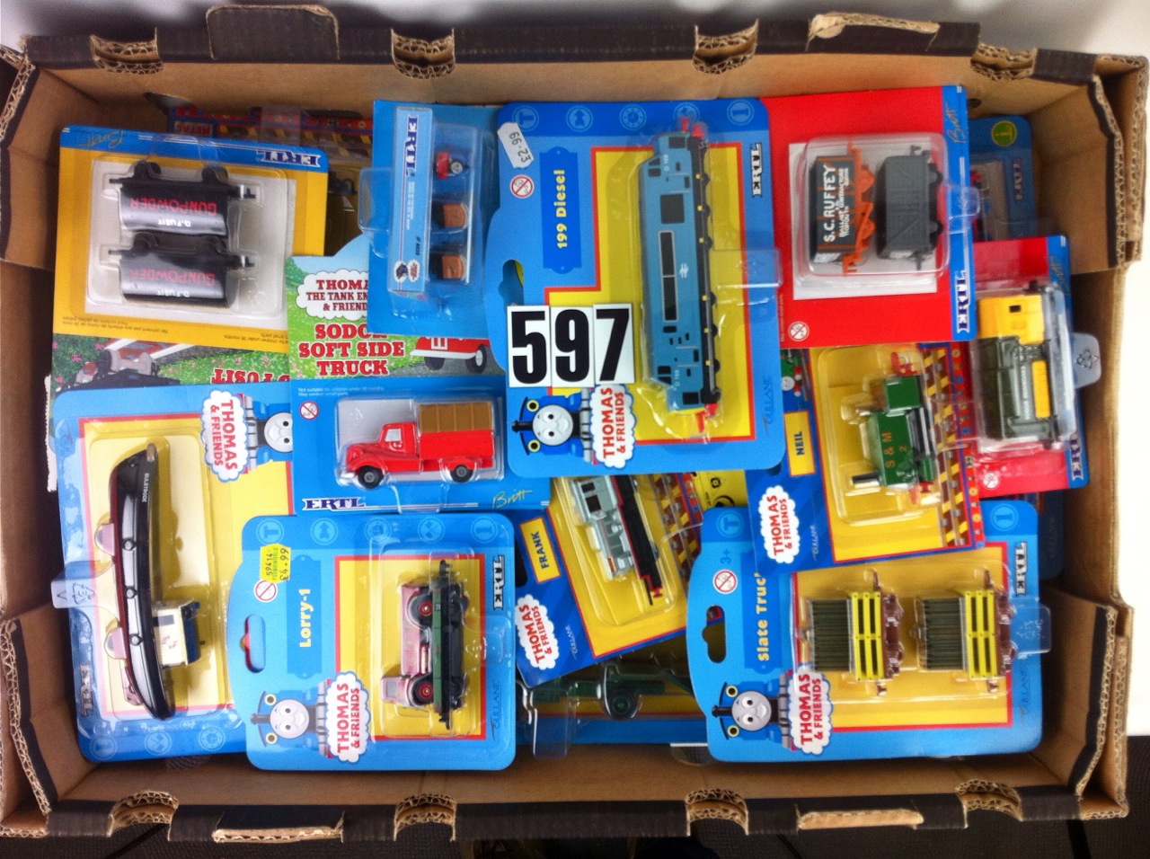 Thomas The Tank by Ertl, including Frank, Falcon, Skarloey, Neil, Brake ...