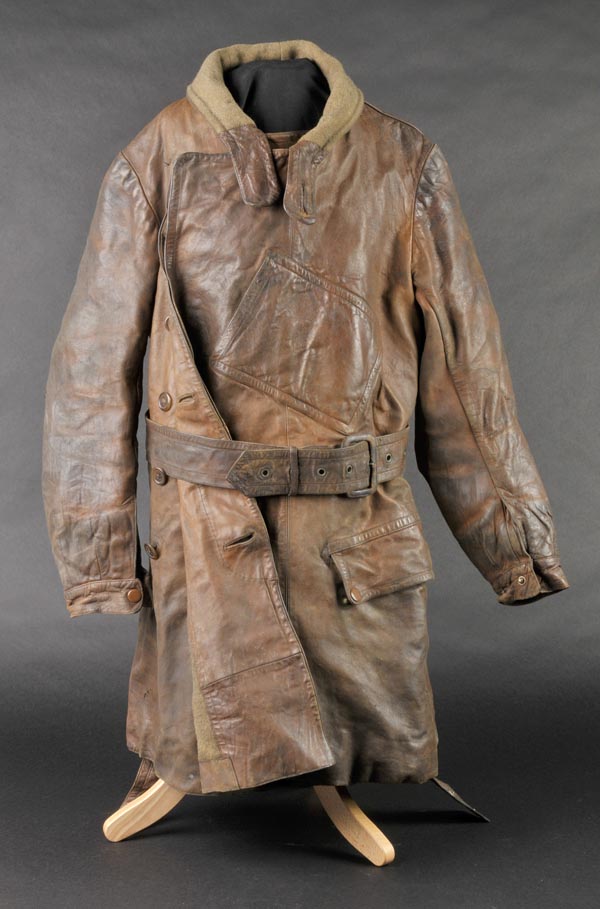 * WWI RFC - Flying Coat. A good original aviators’ leather flying coat ...