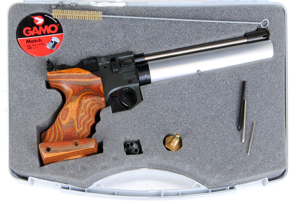 ".177 Rohm Twinmaster Top, pcp 8 shot repeating target air pistol in ...