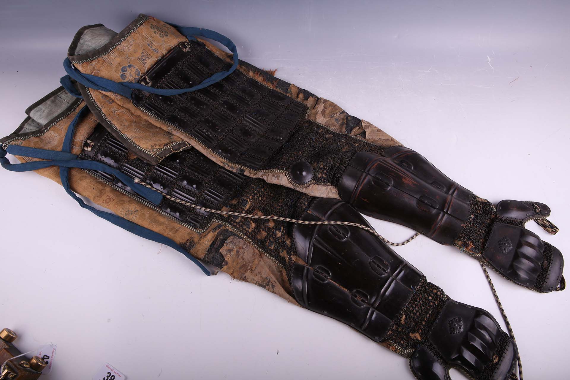 Sashinuki Kote gauntlets of Edo period as worn by Samurai; a rare pair ...