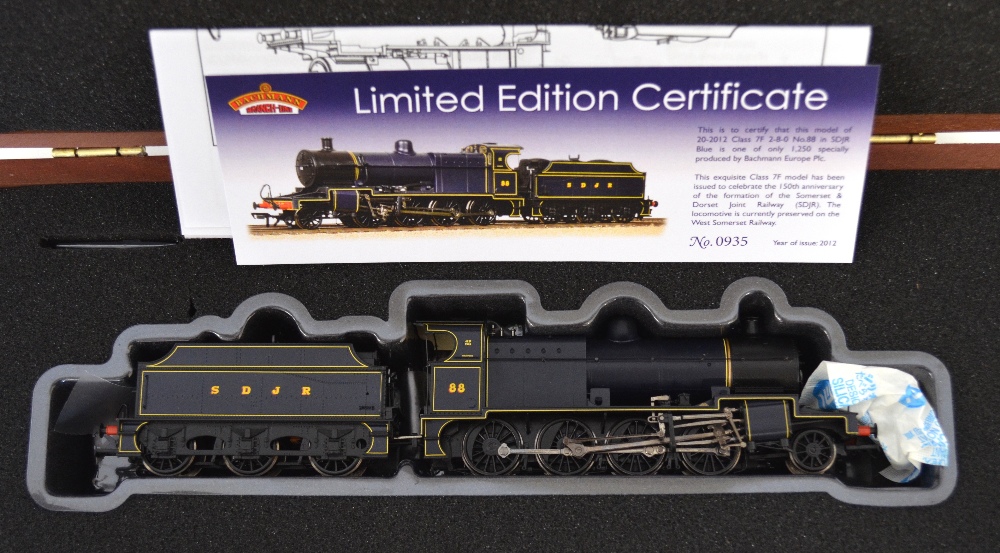 A Bachmann Branch-Line 00 gauge Fowler S&DJR 7F 2-8-0 locomotive, no ...