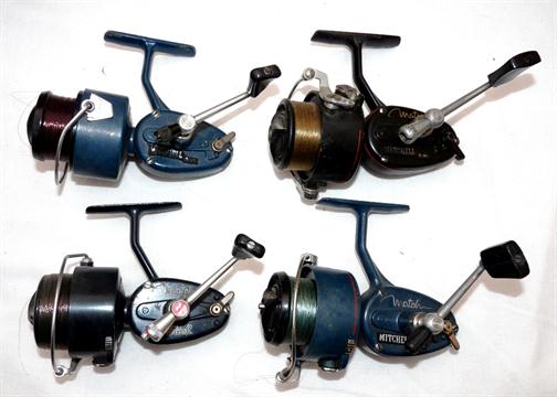 REELS (4): Collection of Mitchell reels, pair of 440A match auto bail ...