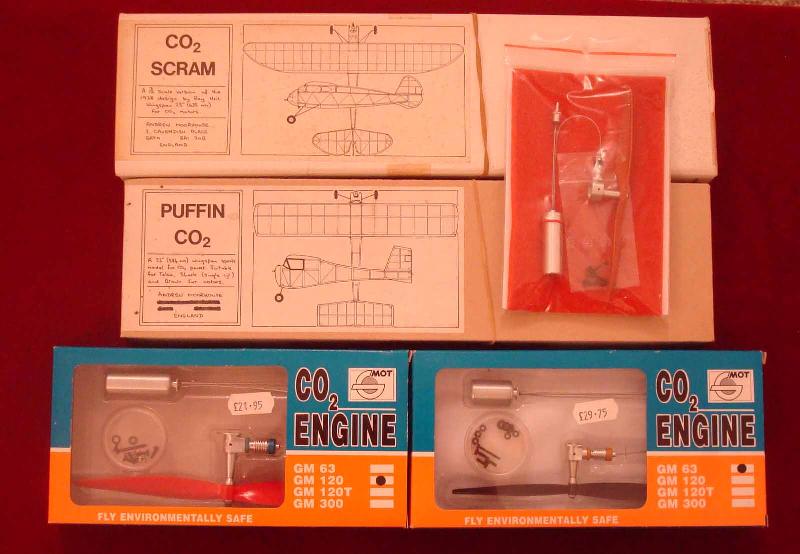 CO2 Model Airplane Kit with Engines: To include Andrew Moorhouse of ...