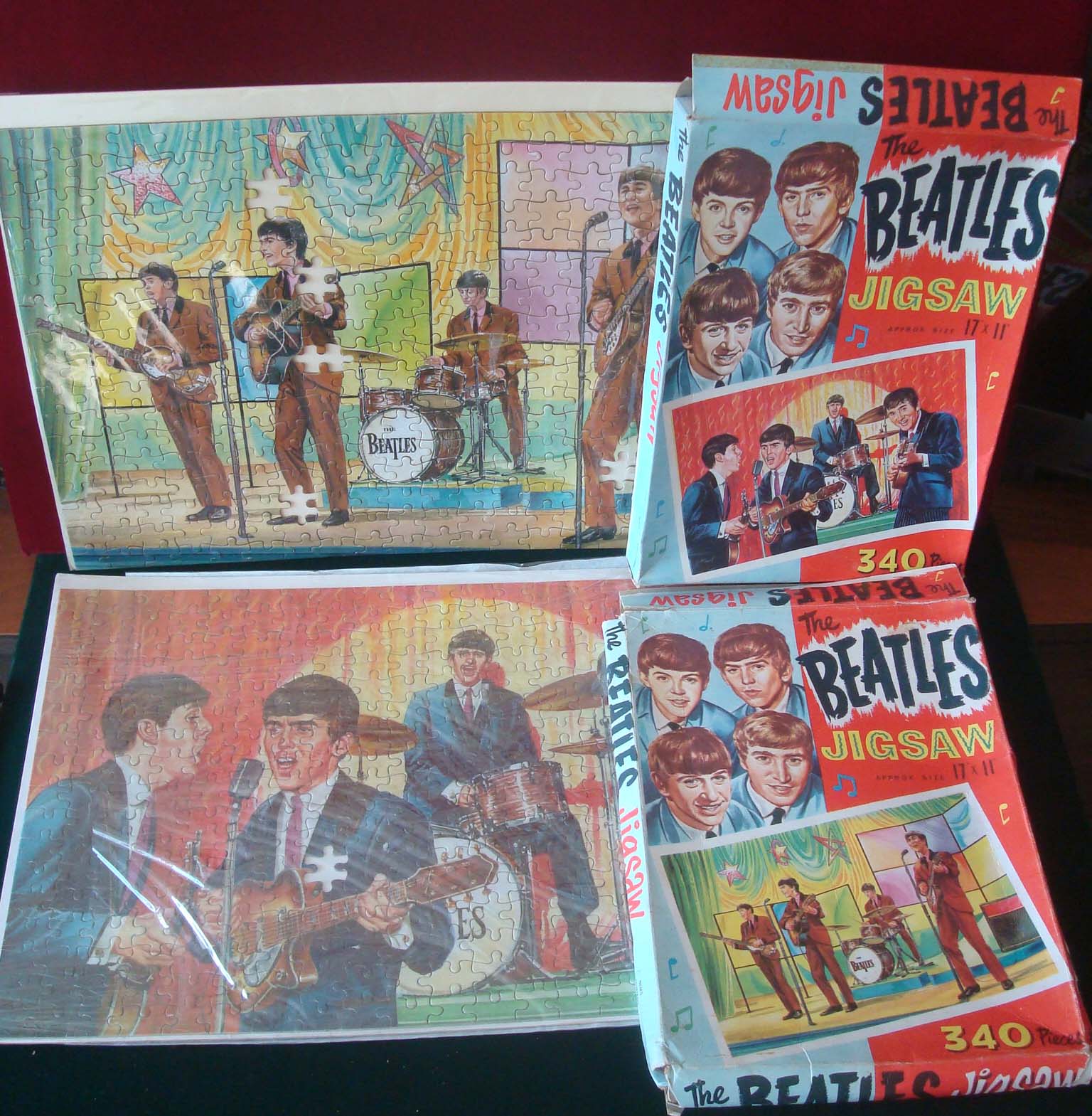 The Beatles Jigsaw Puzzle: 1960s puzzle by NEMS Enterprises Ltd, 17” x ...