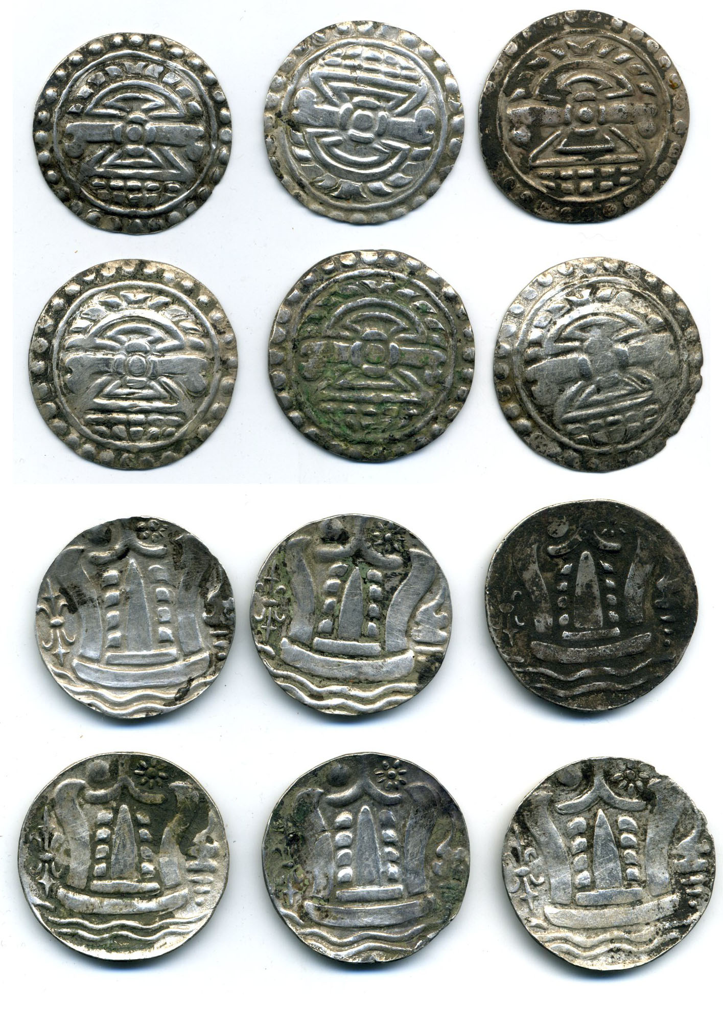 Foreign Silver and Copper Coins Myanmar (Burma), Pyu, Sriksetra, third ...