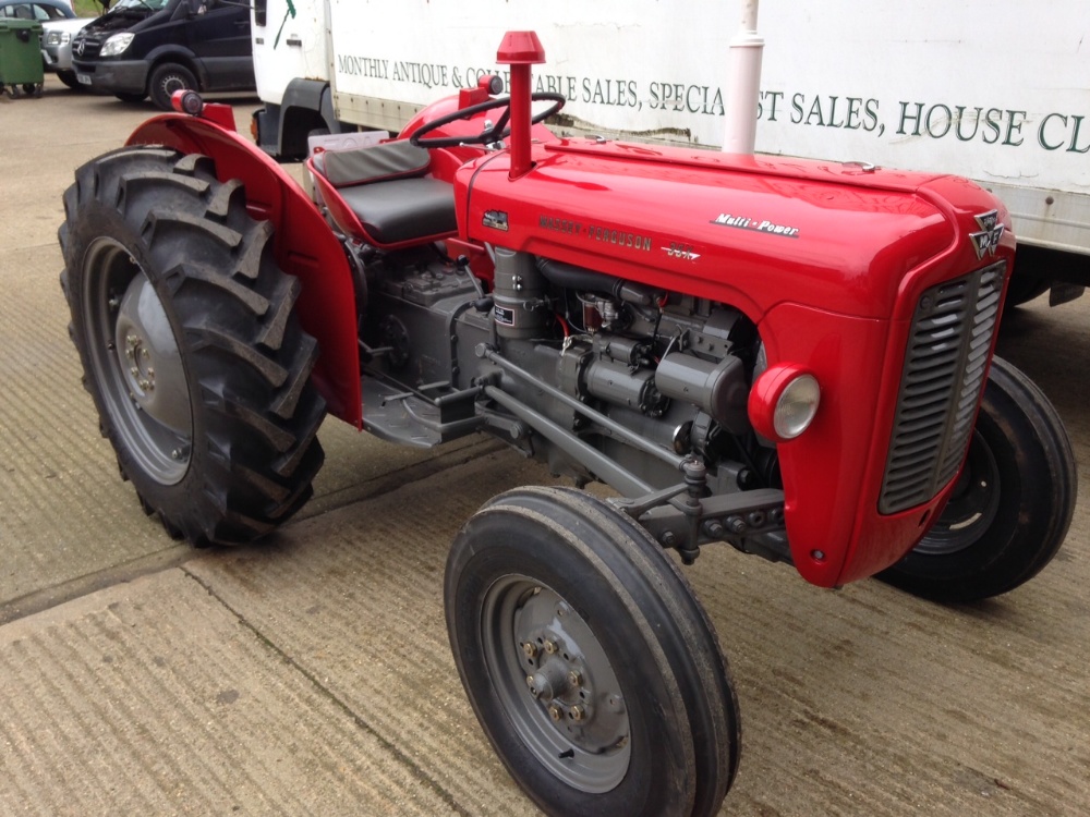 A 1964 Massey Ferguson 35x multipower tractor, registration ACF549B ...