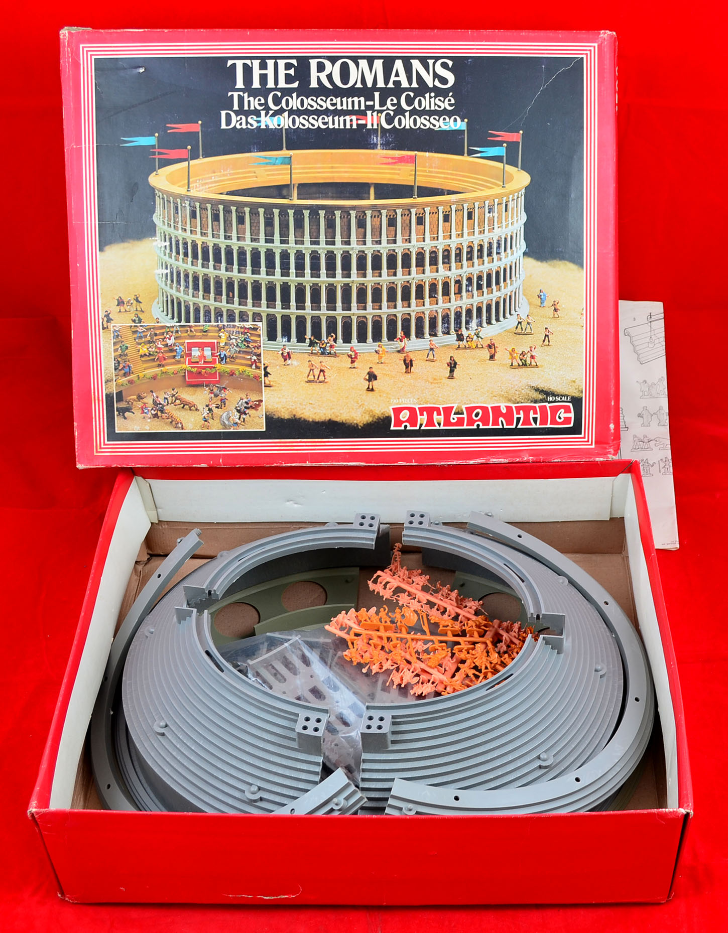 Atlantic HO scale plastic Roman Colosseum model kit: appears unstarted ...