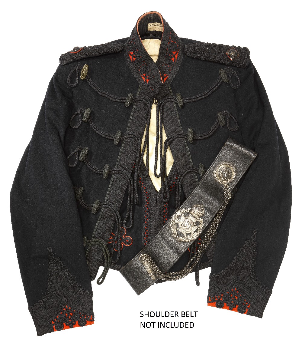 AN INDIAN ARMY OFFICER`S MESS DRESS OF THE 3RD/6TH RAJPUTANA RIFLES BY ...