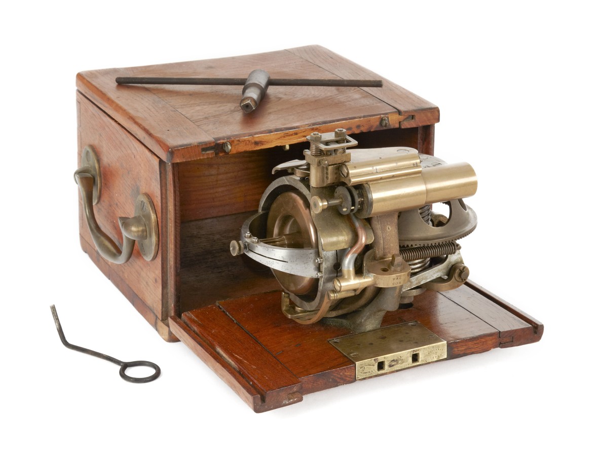 A RARE DIDACTIC MODEL OF AN EARLY 20TH-CENTURY TORPEDO GYROSCOPE BY ...