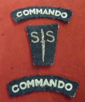 Badges World War II British Special Forces:- No. 2 Commando. 2x ...