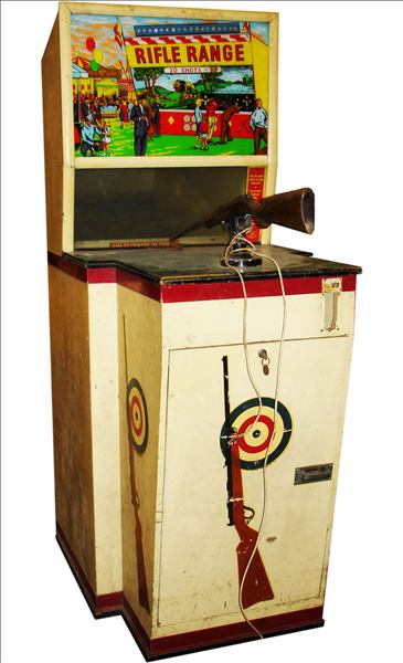 Streets Rifle Range Coin Operated Amusement Machine large arcade ...