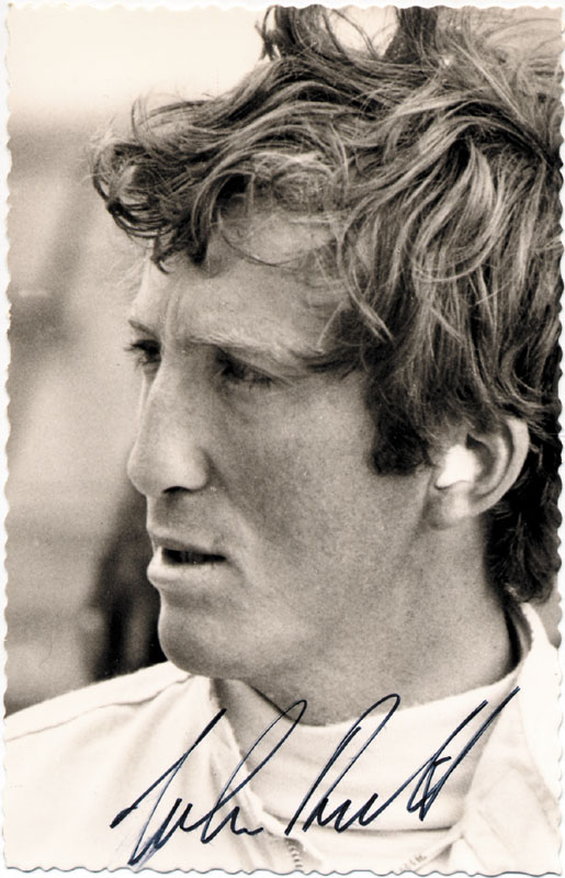 Formula 1 Worldcup 1970 autograph. Jochen Rindt - Grand Prix autograph ...