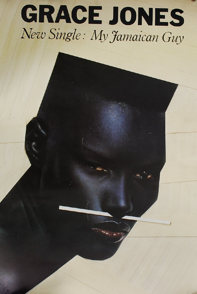 Music Memorabilia. An unframed Grace Jones music new single album ...