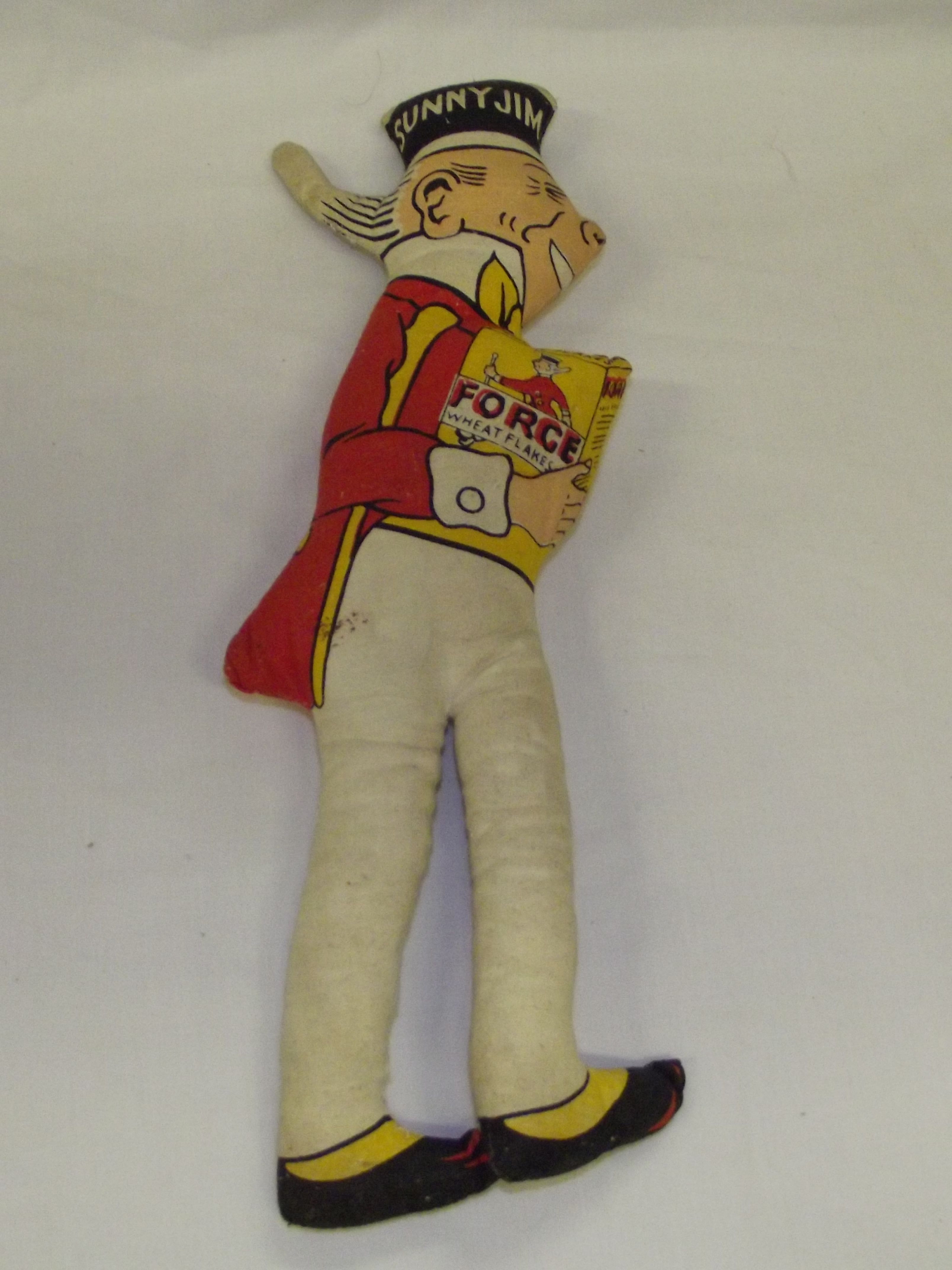 "Sunny Jim" force wheat flakes rag advertising doll. In good original ...