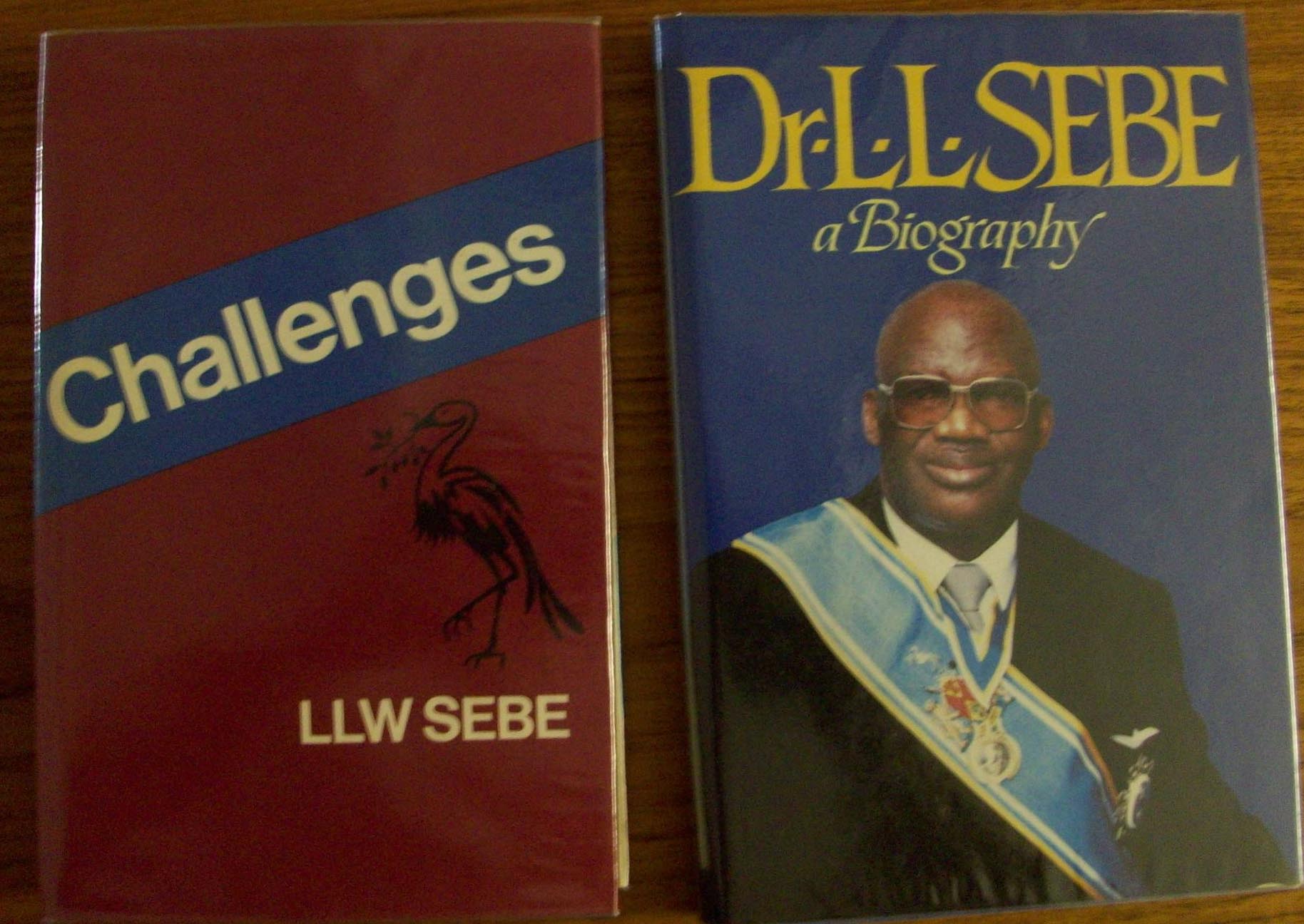 Dr.L.L.Sebe Lot of 2: Challenges & Dr.L.L.Sebe(Signed and inscribed ...